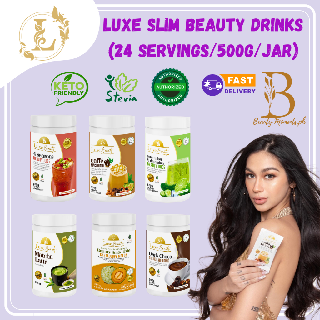 Luxe Slim Half Kilo 500g Juice Coffee Drink Keto Slimming Detox Collagen Anna Magkawas