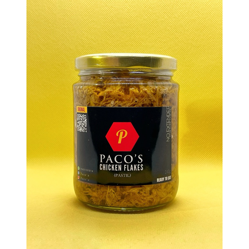 PACO’S - CHICKEN FLAKES (PASTIL) 240g ORIGINAL/SPICY | Shopee Philippines