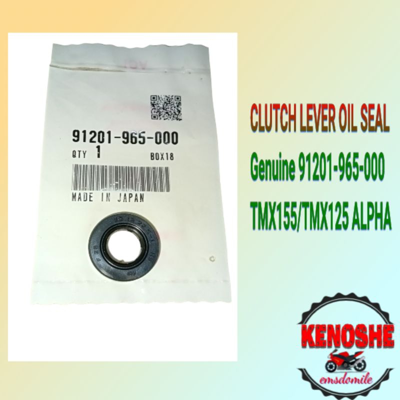 CLUTCH LEVER OIL SEAL TMX 155/TMX125 ALPHA(GENUINE 91201-965-000 ...