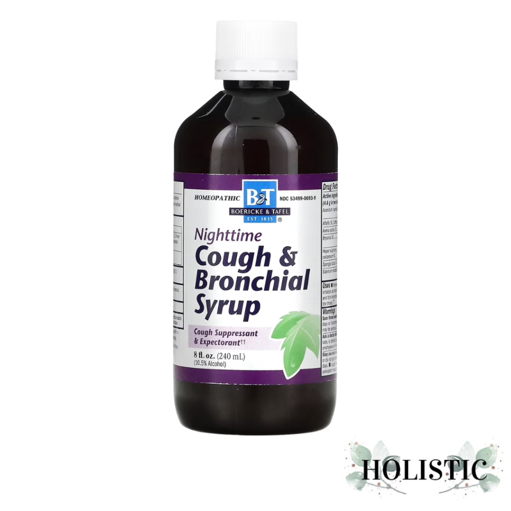 Holistic Care | Boericke & Tafel, Cough & Bronchial Syrup, Nighttime, 8 ...