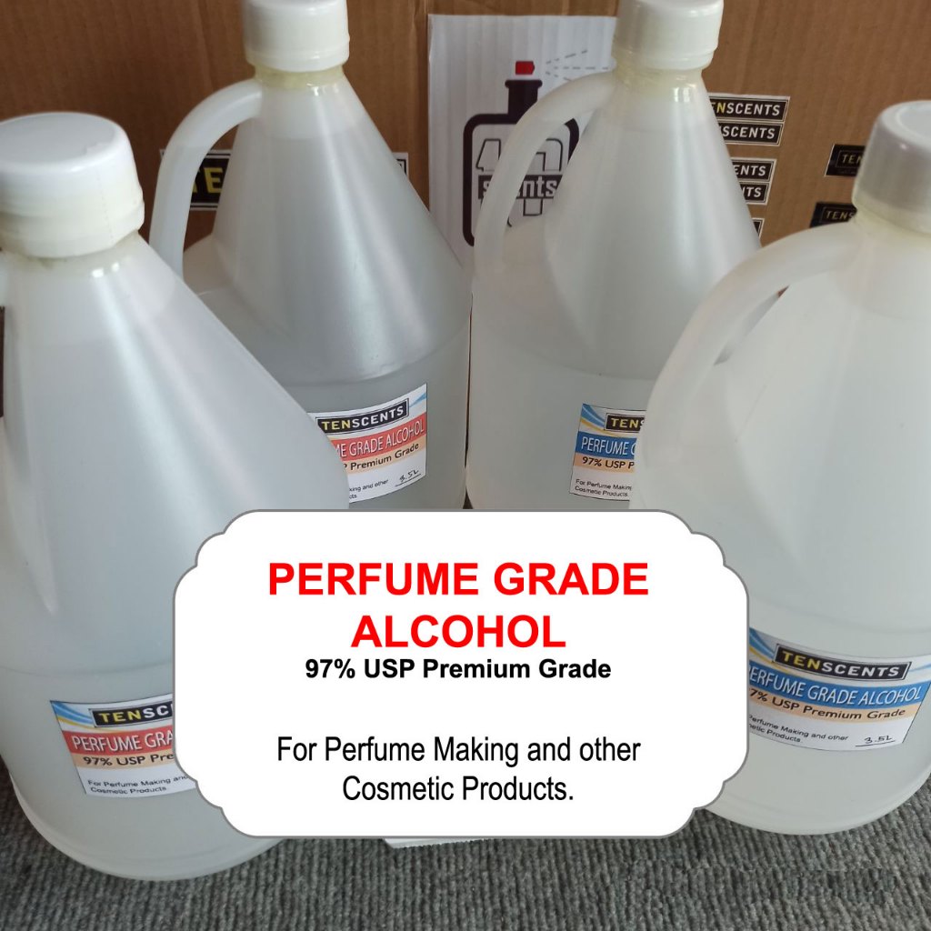 TENSCENTS 1Gallon DEODORIZED PGA 97USP Perfume Grade Ethyl UNSCENTED ...