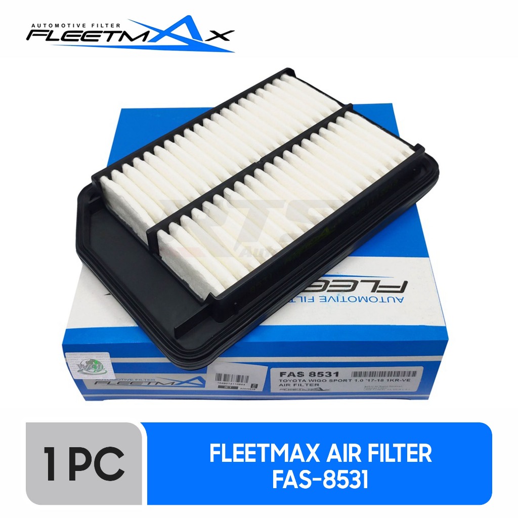 Fleetmax Air filter Toyota Wigo 2017-2020 FAS8531 | Shopee Philippines