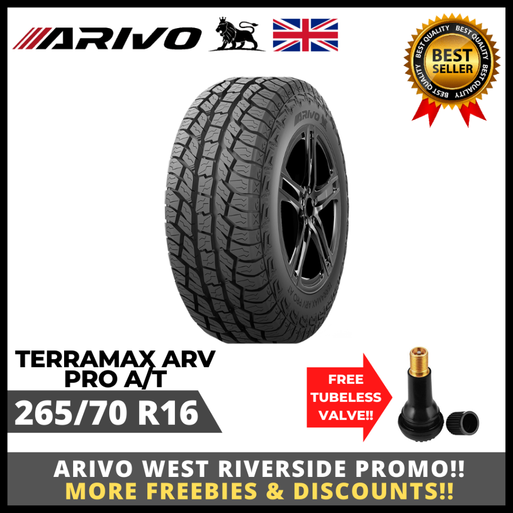 ARIVO 265/70 R16 ALL TERRAIN 112T - TERRAMAX ARV PRO A/T (FREE GIFT!!) | Shopee Philippines