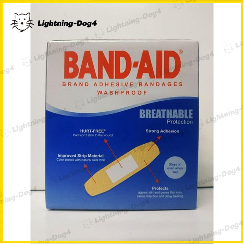 50Pcs/Box Original Band-Aid Adhesive Washproof Bandages- First Aid ...