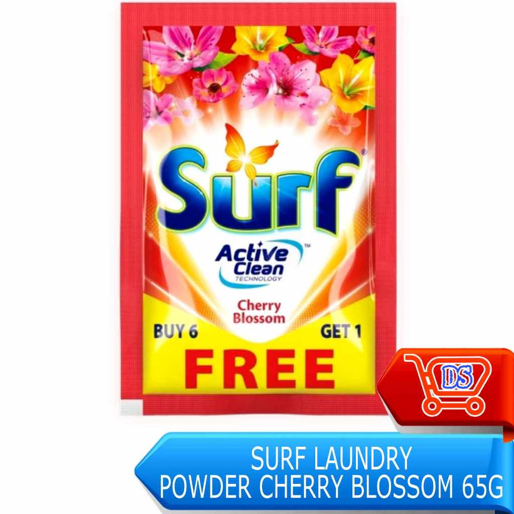 Surf Laundry Powder Cherry Blossom 65g | Shopee Philippines