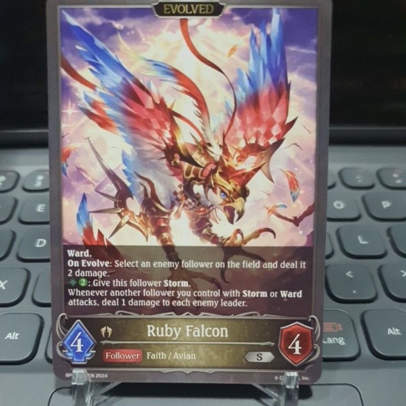 RUBY FALCON EVOLVED S BP03 SHADOWVERSE EVOLVE TCG ENGLISH | Shopee Philippines