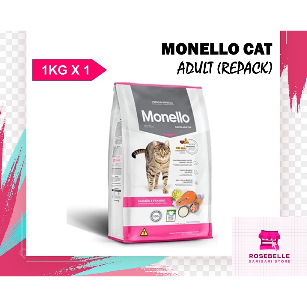 MONELLO CAT ADULT (REPACK) 1KG | Shopee Philippines