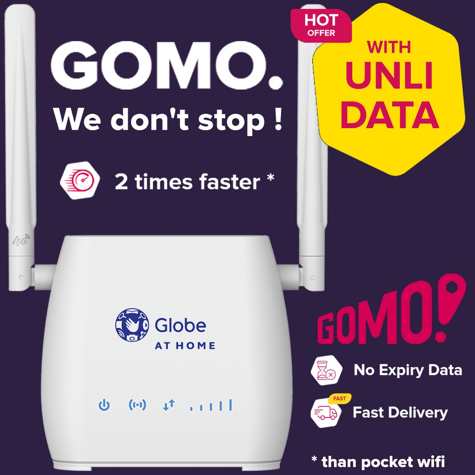 OPENLINE GOMO ZLT S10G UNLI DATA ! for Dito / Smart / Rocket sim- Globe at Home Wifi 4G LTE ...