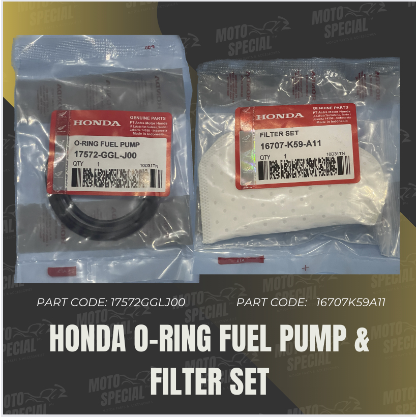 Honda O-Ring & Fuel Filter Set [Click 150 v2/PCX 150/WAVE 125 ...