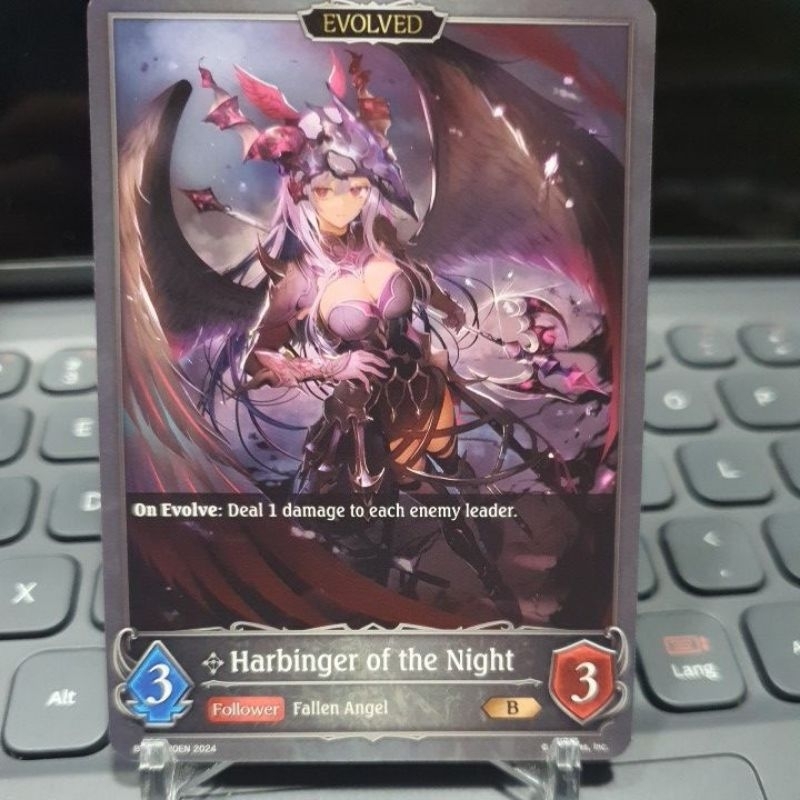 HARBINGER OF THE NIGHT EVOLED B BP03 SHADOWVERSE EVOLVE TCG ENGLISH | Shopee Philippines