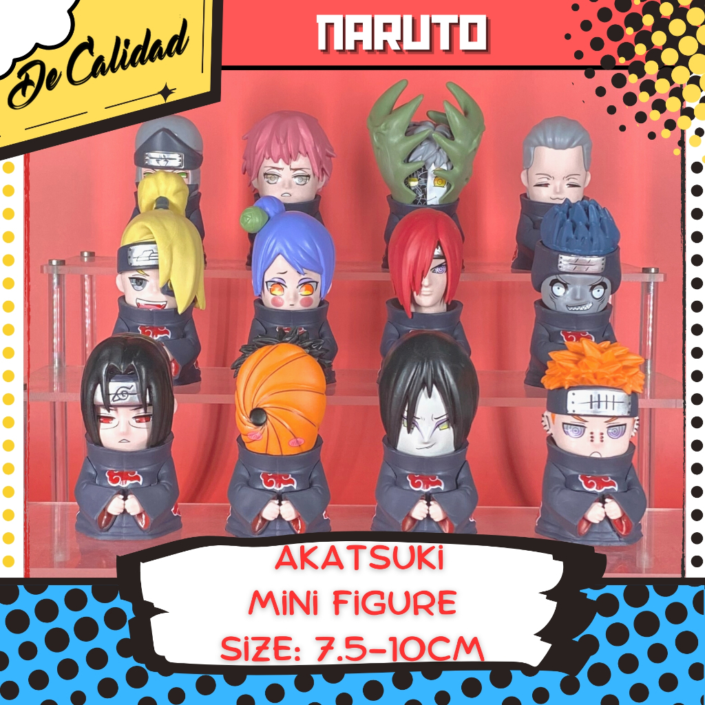 Naruto Shippuden Akatsuki Tobi Pain Deidara Itachi Sasori Mini Figure ...