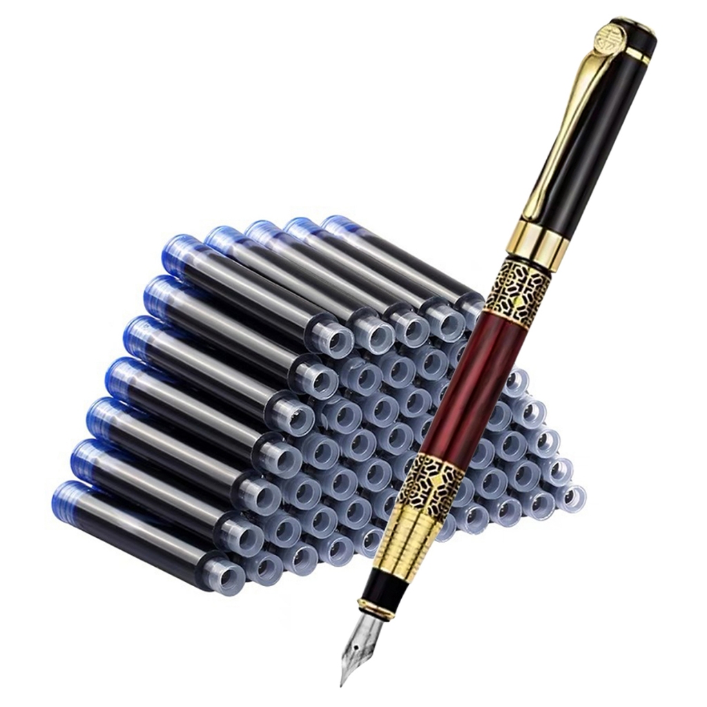 Retro Fountain Pen Calligraphy F nib Classic vintage design Vintage ...