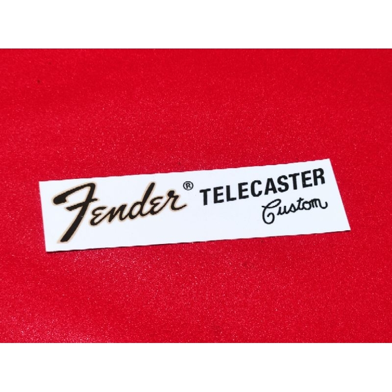 RUBIO FENDER TELECASTER CUSTOM WATER DECAL WATERSLIDE GUITAR DECALS ...