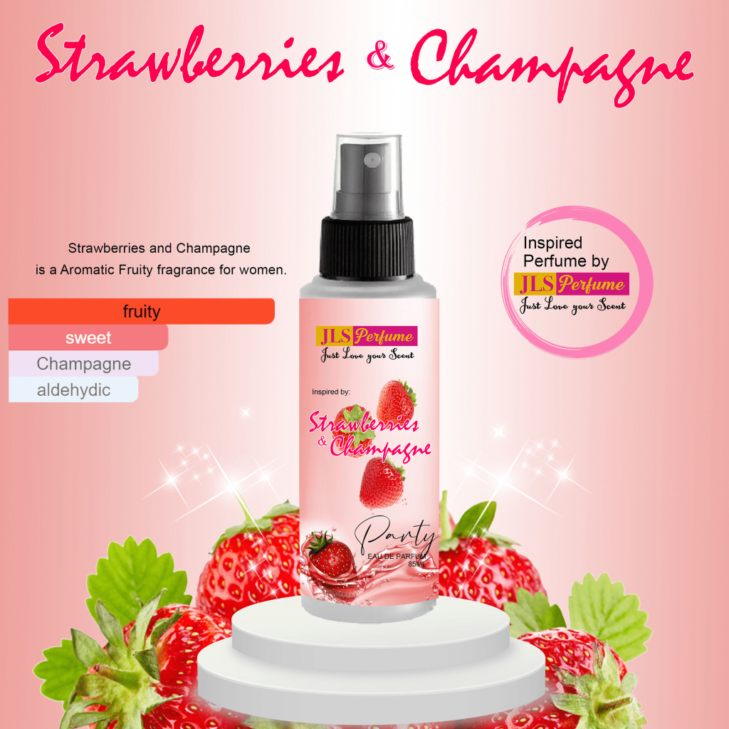 STRAWBERRIES & CHAMPAGNE PARTY Women's Inspired Perfume 25% Oil Based ...