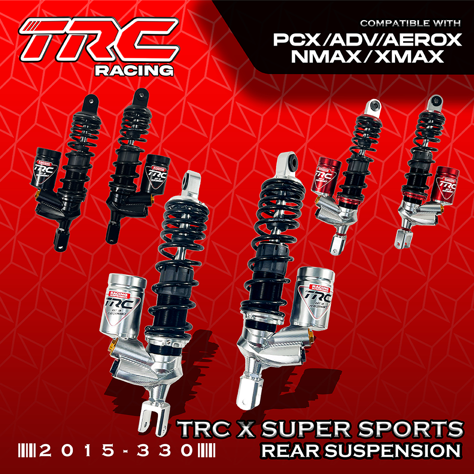 TRC Racing Shock Absorber Suspension X SUPER SPORTS 330mm PCX/NMAX ...
