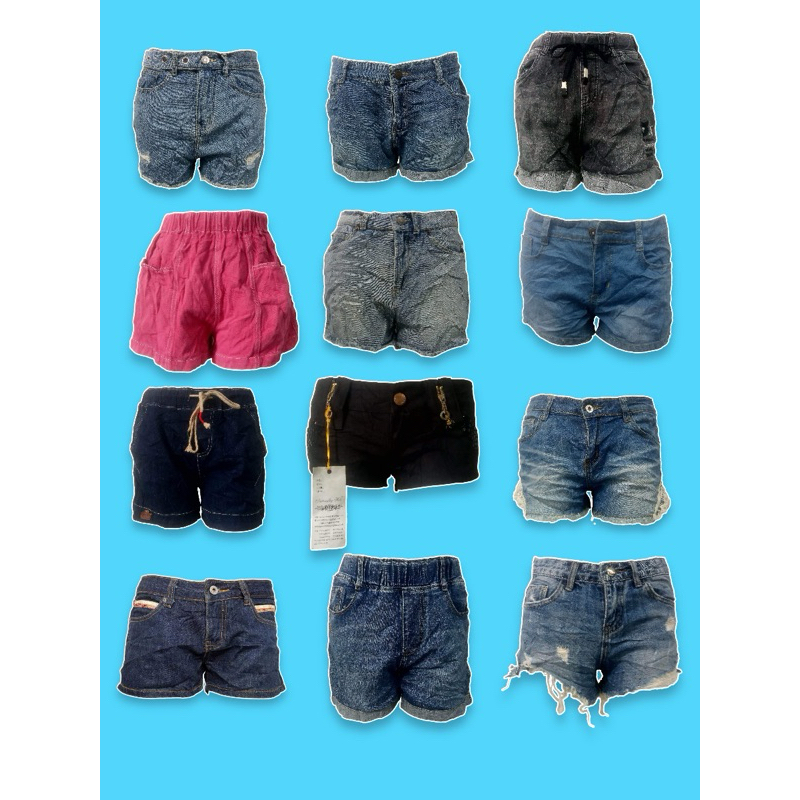 RN03A1 Ukay Ukay Preloved Ladies Denim Shorts A1518 A1533 A2153 ...