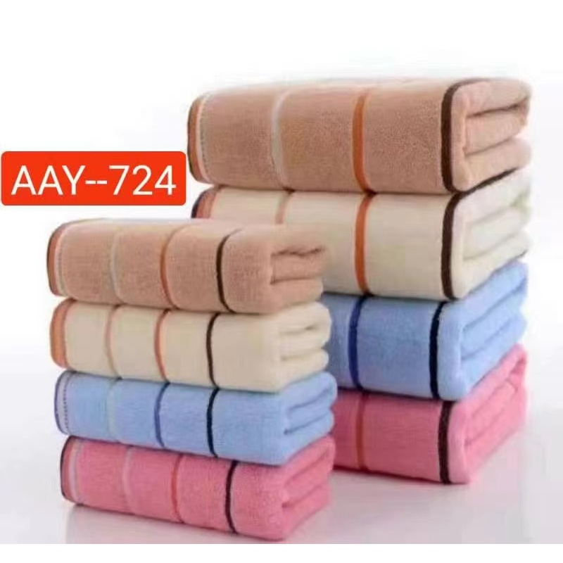 COTTON BATH PLAIN TOWEL 70*140CM (makapal) Ulike Cannon Adult High ...