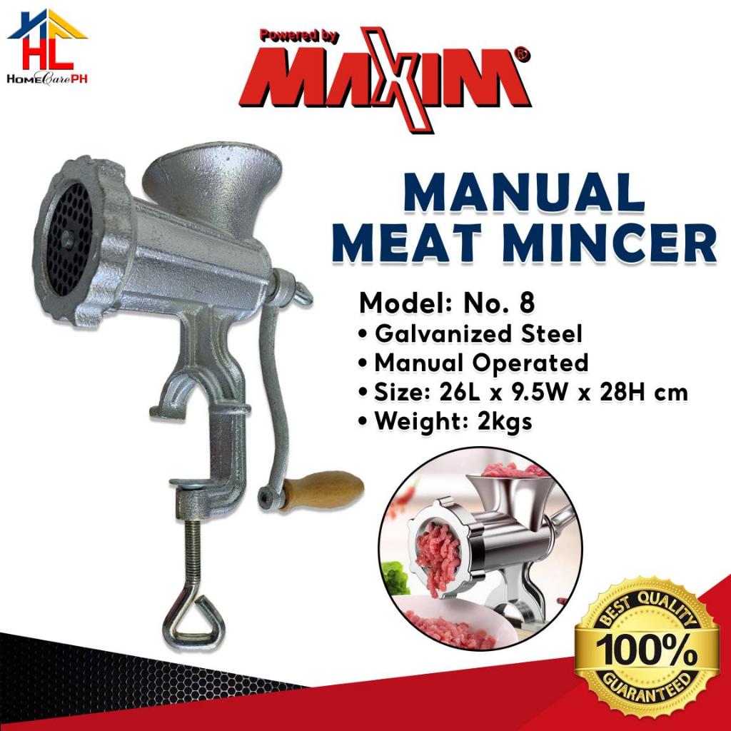 Maxim Manual Type Meat Mincer No. 8 | Shopee Philippines