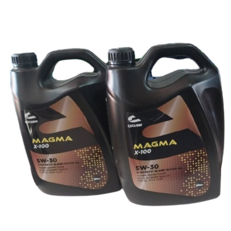 Cyclon Magma X-100 5W-30 4L Synthetic Blend Motor Oil Keeps Engine ...