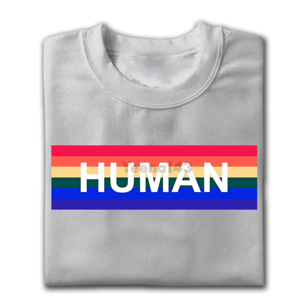 LGBT HUMAN UNISEX AESTHETIC STATEMENT TSHIRT TEES | Shopee Philippines