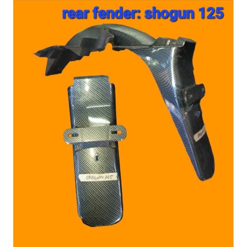 REAR FENDER SHOGUN 125 - CARBON TYPE | Shopee Philippines