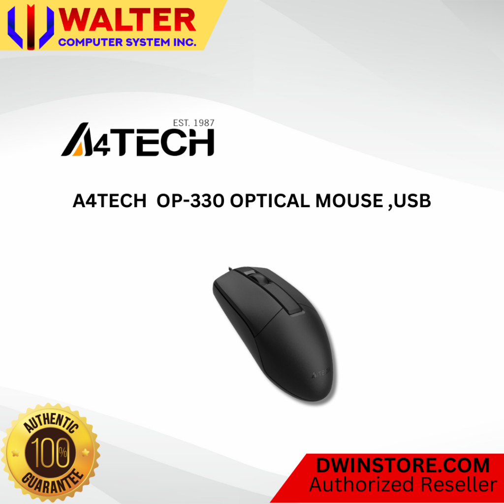 A4TECH OP-330 OPTICAL MOUSE ,USB | Shopee Philippines