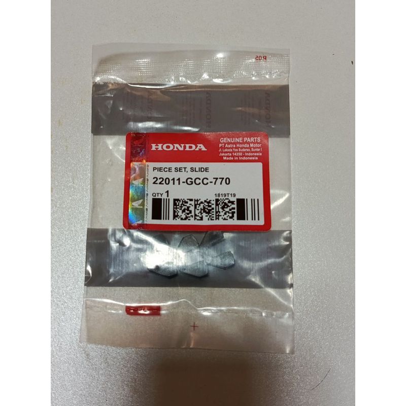 SLIDER PIECE 1 SET FOR HONDA BEAT Fi V1 V2 / SCOOPY (22011-GCC-770 ...