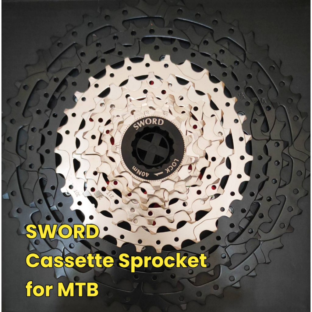 SWORD Bike Sprocket for MTB Cassette Type Cogs 8, 9, and 10 Speed ...