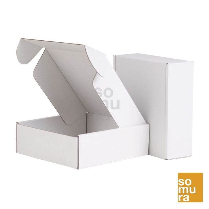 Plain White Colored Box Carton Corrugated Box Gift Box Carton Box ...