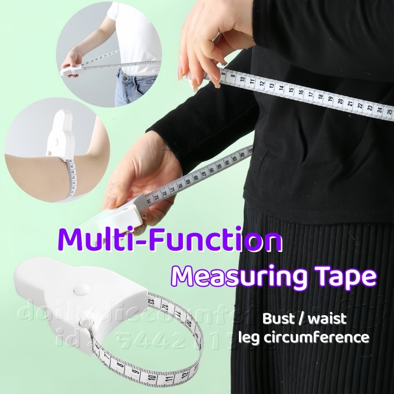 Retractable Multifunction Tape Measure Waist Chest Arms Legs ...