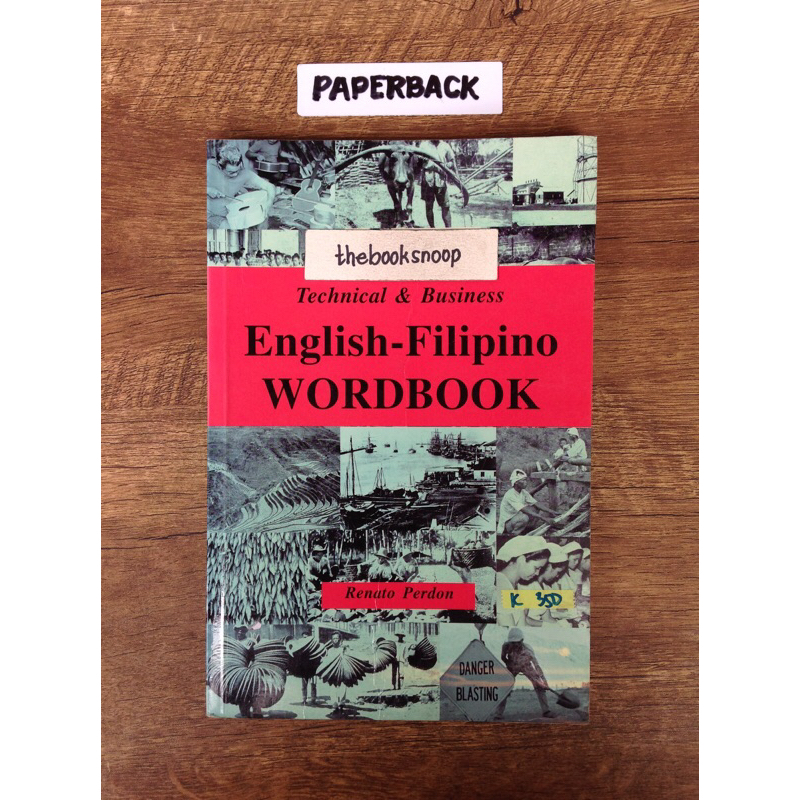 English-Filipino Wordbook: Technical & Business by Renato Perdo ...