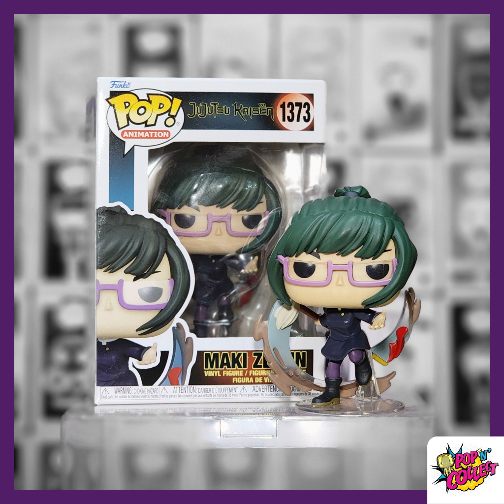 Funko Pop! Jujutsu Kaisen - Maki Zen'in 1373 w/ Free Protector (Sold by ...