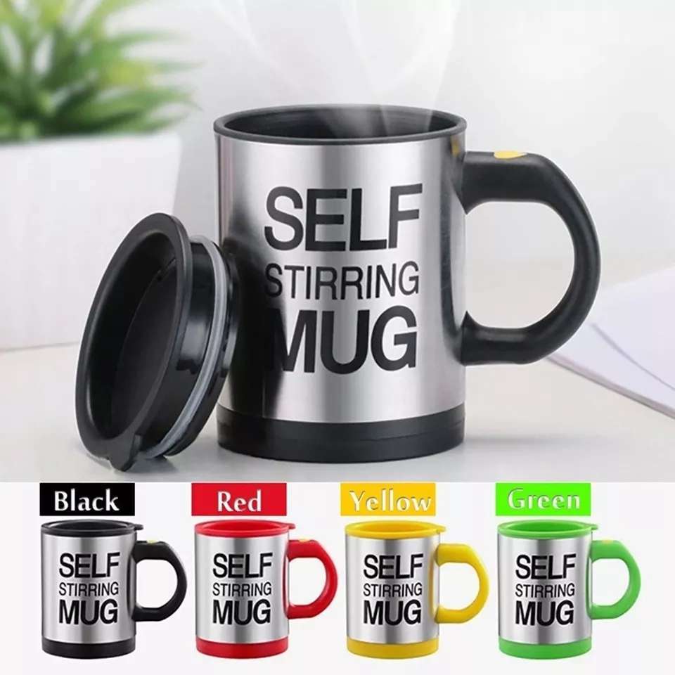 Automatic Self Stirring Magnetic Mug Stainless Steel Temperature Coffee ...
