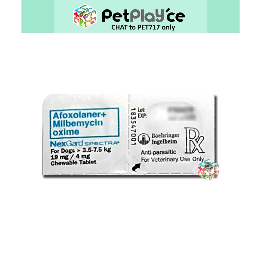 Nexgard Spectra Anti Tick & Flea with Sticker for DOGS by BI Chewable ...