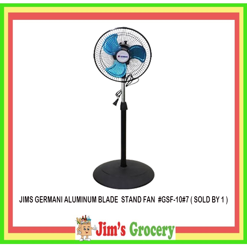 JIMS GERMANI ALUMINUM BLADE STAND FAN #GSF-10#7 ( SOLD BY 1 ) | Shopee ...
