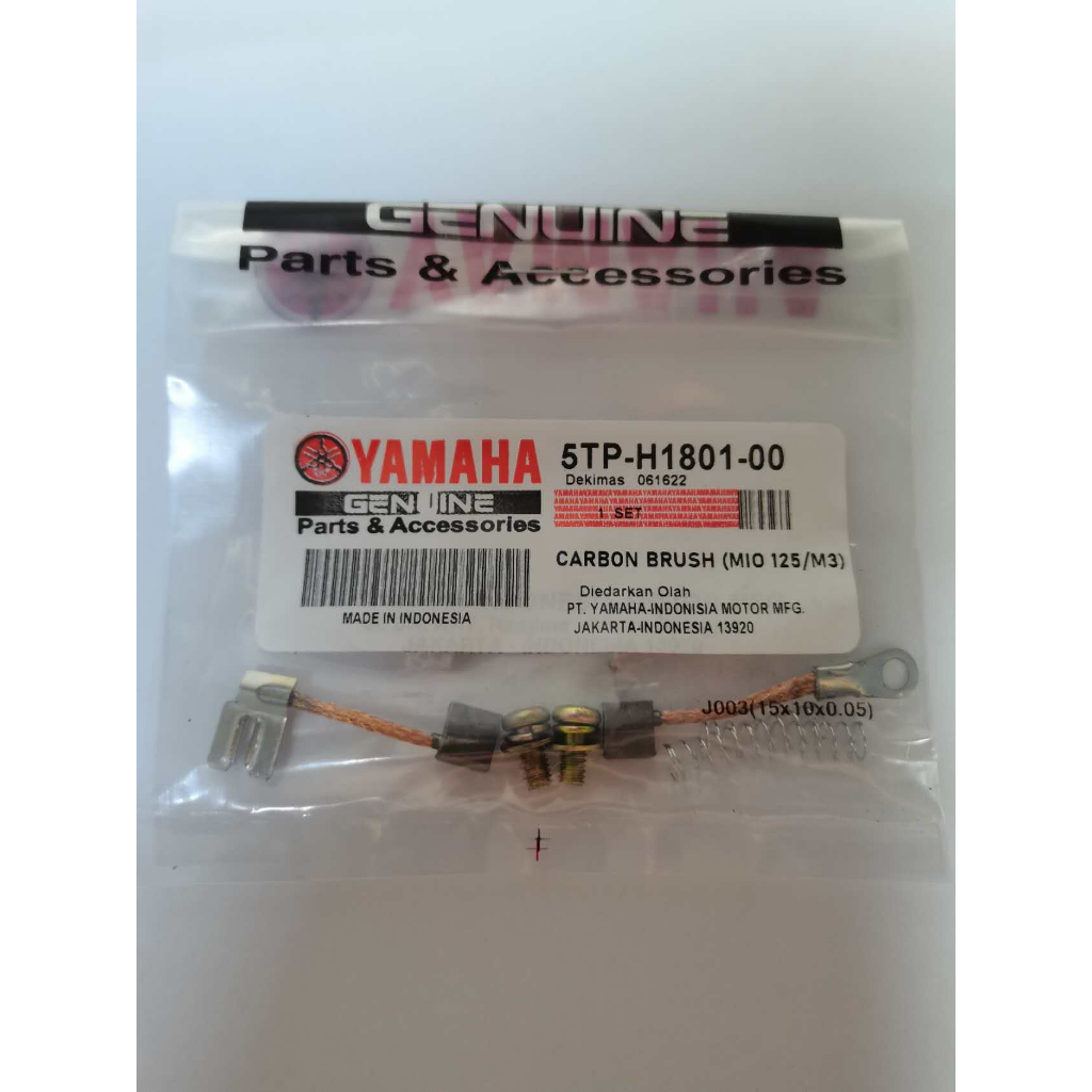 YAMAHA MIO I 125 / M3 CARBON BRUSH SET AEROX, NMAX, GEAR 5TP-H1801-00 ...