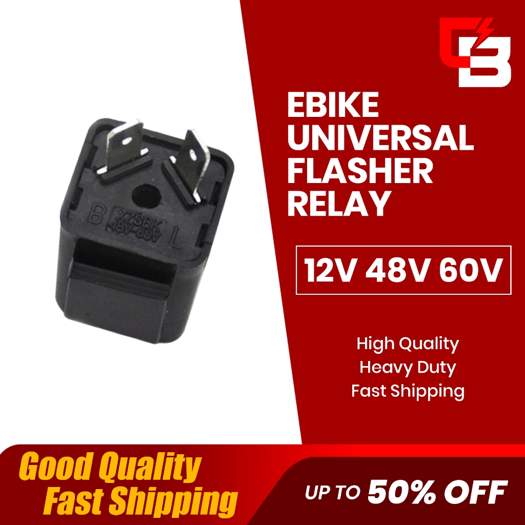 Ebike bicycle Flasher 12v Flasher 48-60v The buzzer flasher Relay ...