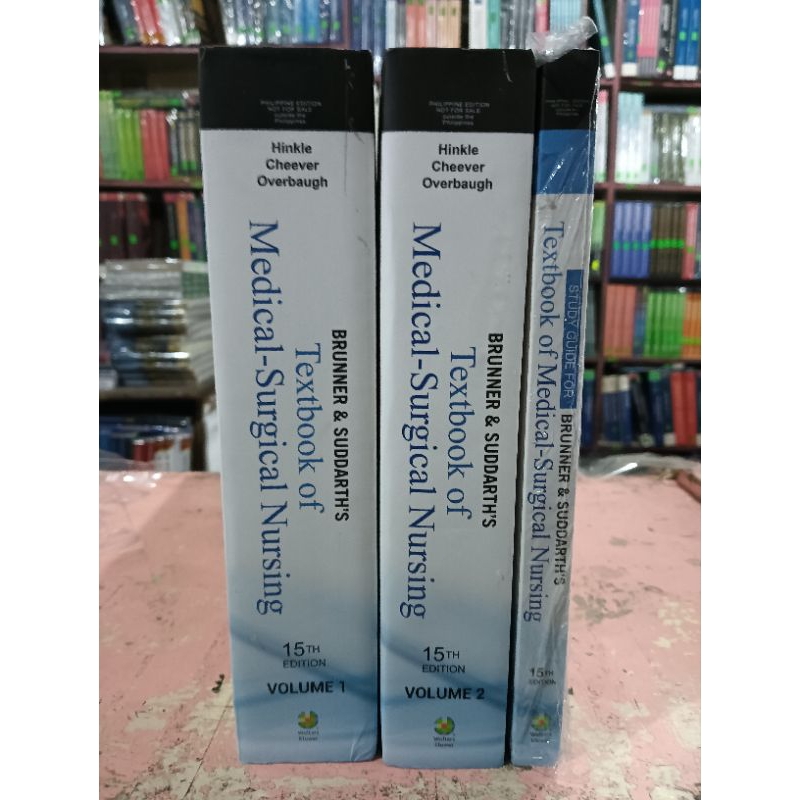 Brunner Textbook of Medical Surgical Nursing 15th Edition(Original ...