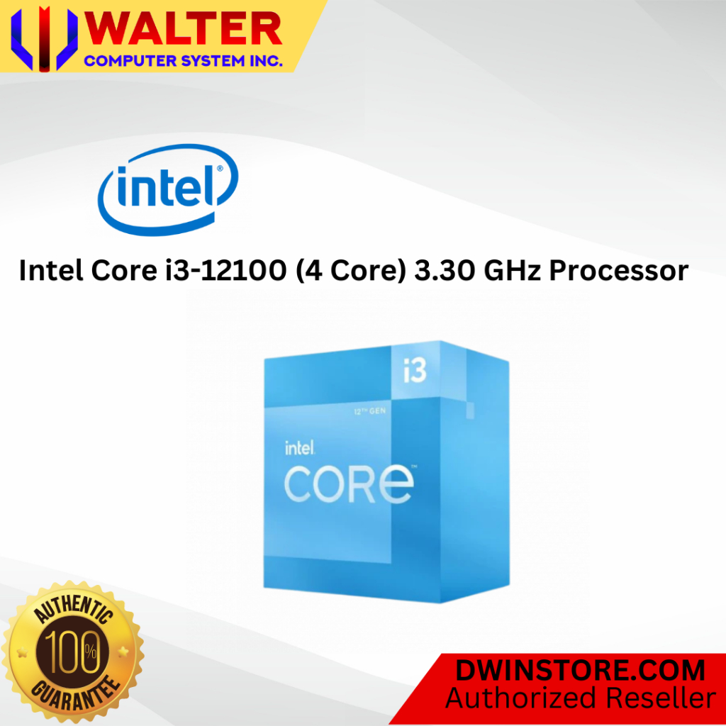 Intel Core i3-12100 (4 Core) 3.30 GHz Processor | Shopee Philippines