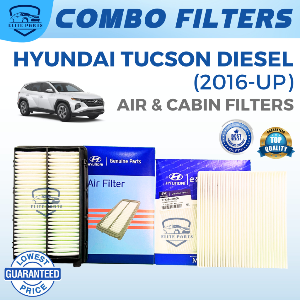 FILTER SETS AIR & CABIN for HYUNDAI TUCSON DIESEL (2016-UP)(28113-D3100 ...