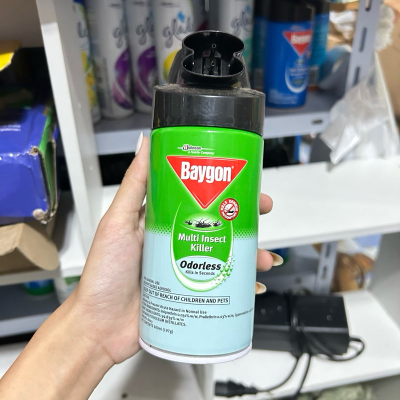 BAYGON Multi Insect Killer Odorless 300ML | Shopee Philippines