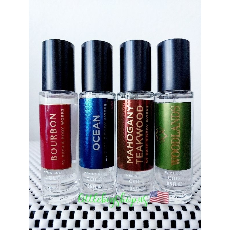 BOURBON Bath & Body Works Men's Mini Cologne (USA) | Shopee Philippines