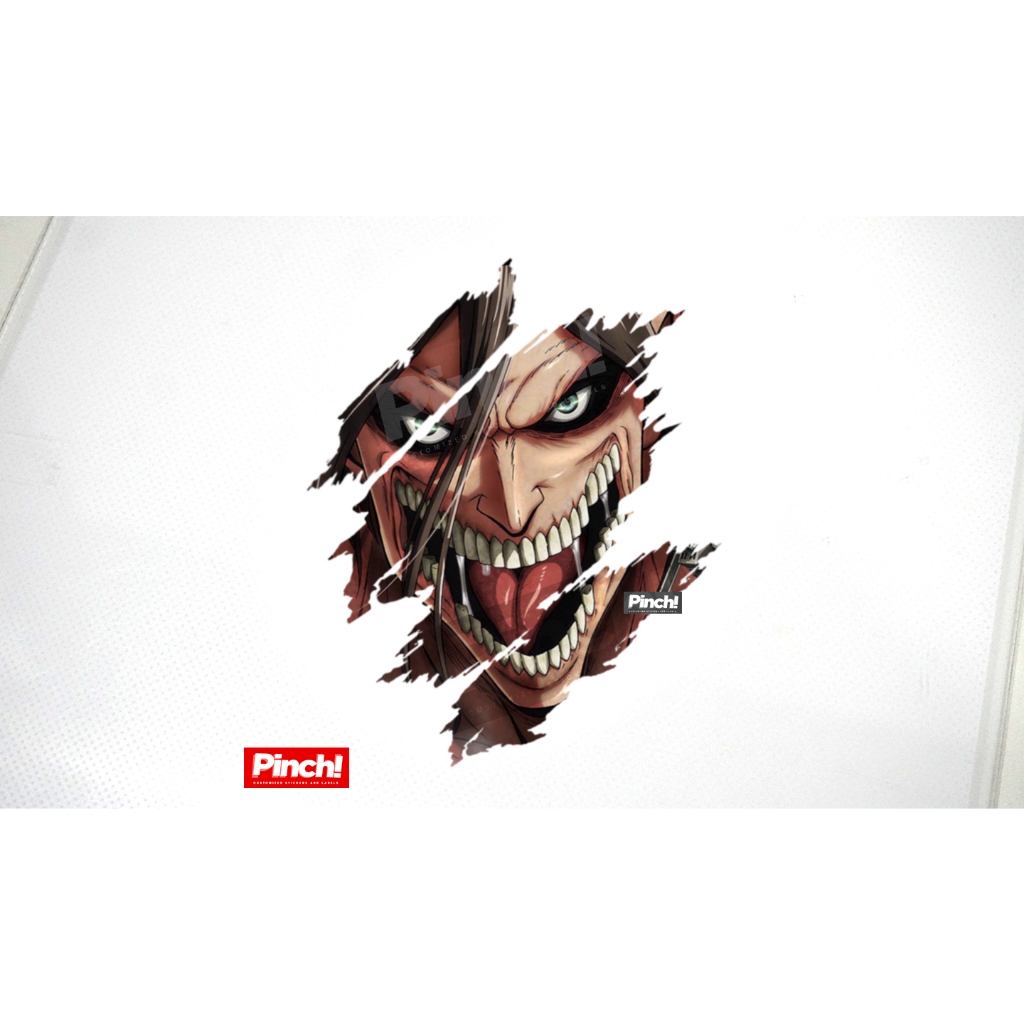 Pinch - Attack On Titan AOT Grunge Cut - Eren Titan Form War Hammer ...