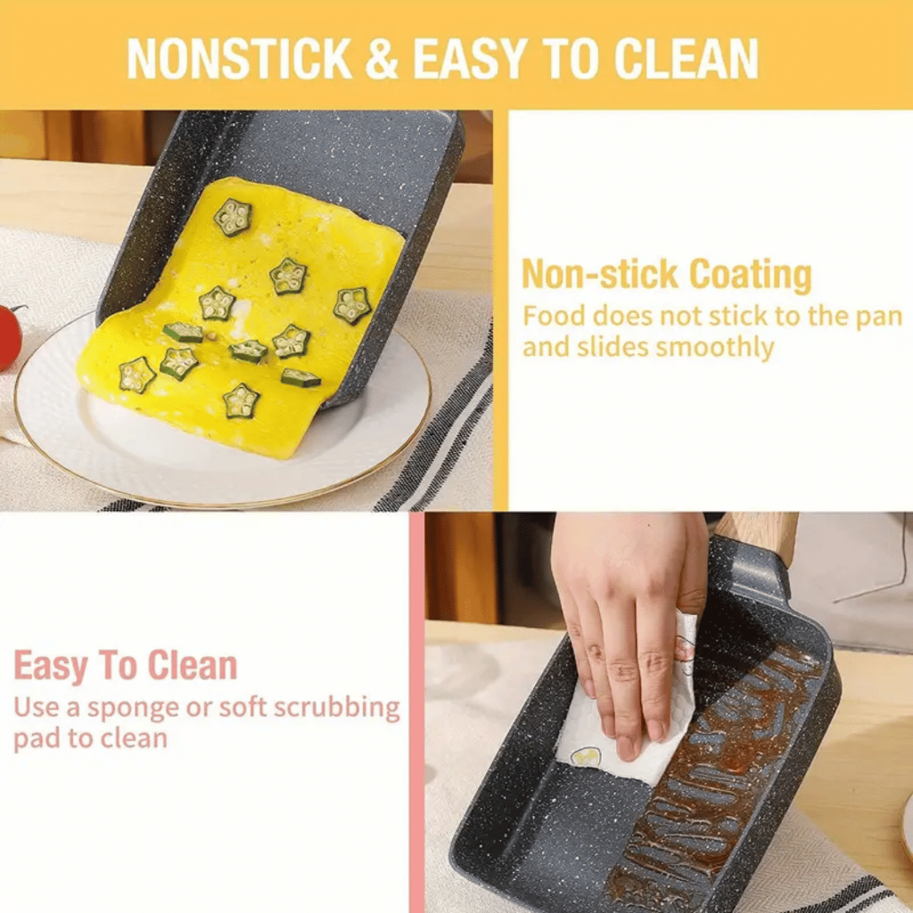 ALUMINUM Tamagotaki Frying Square Egg Pan | Shopee Philippines