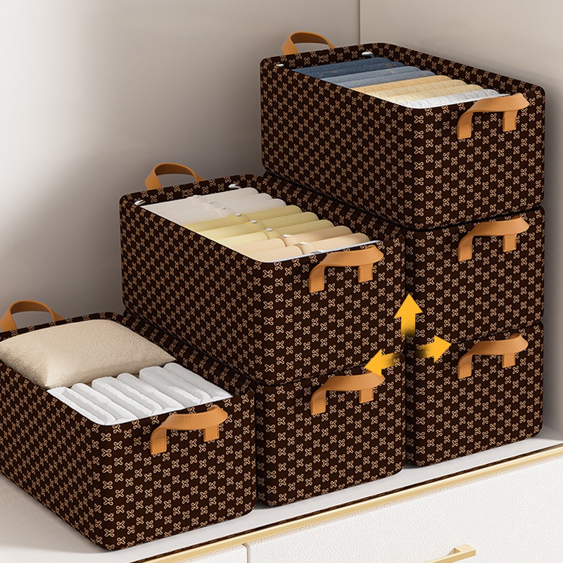 New Steel Frame Storage Box For Home Wardrobe Clothes And Pants Fabric ...