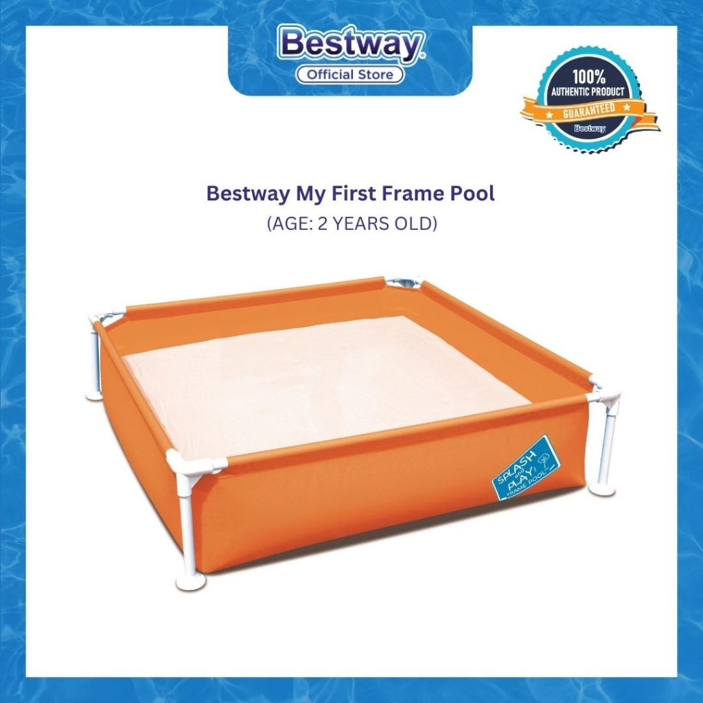 Bestway My First Frame Pool (for 2 years old) | Shopee Philippines