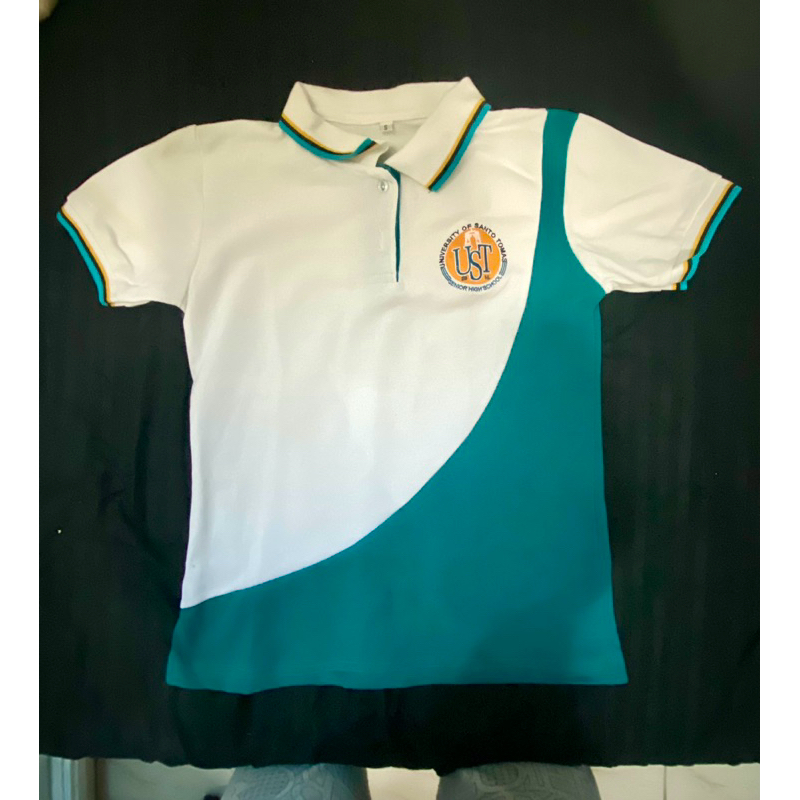 Preloved UST SHS Women Type B Uniform | Small Polo Shirt and Khaki ...