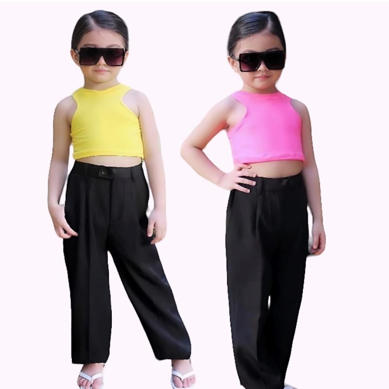 JADE Racer Halter Crop top for Kids 3-5 Years Old | Shopee Philippines