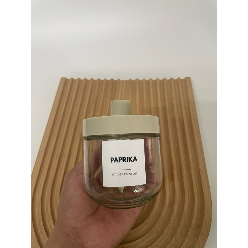 [ With Free Label ] Minimalist aesthetic condiment spice jars with ...