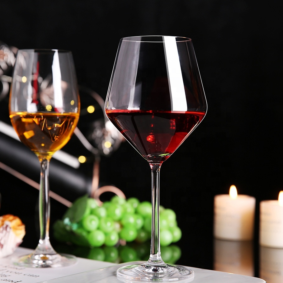 Idelita Long Stem Crystal Wine Glass Gift Goblet red wine glass S83BG45 450ml, | Shopee Philippines